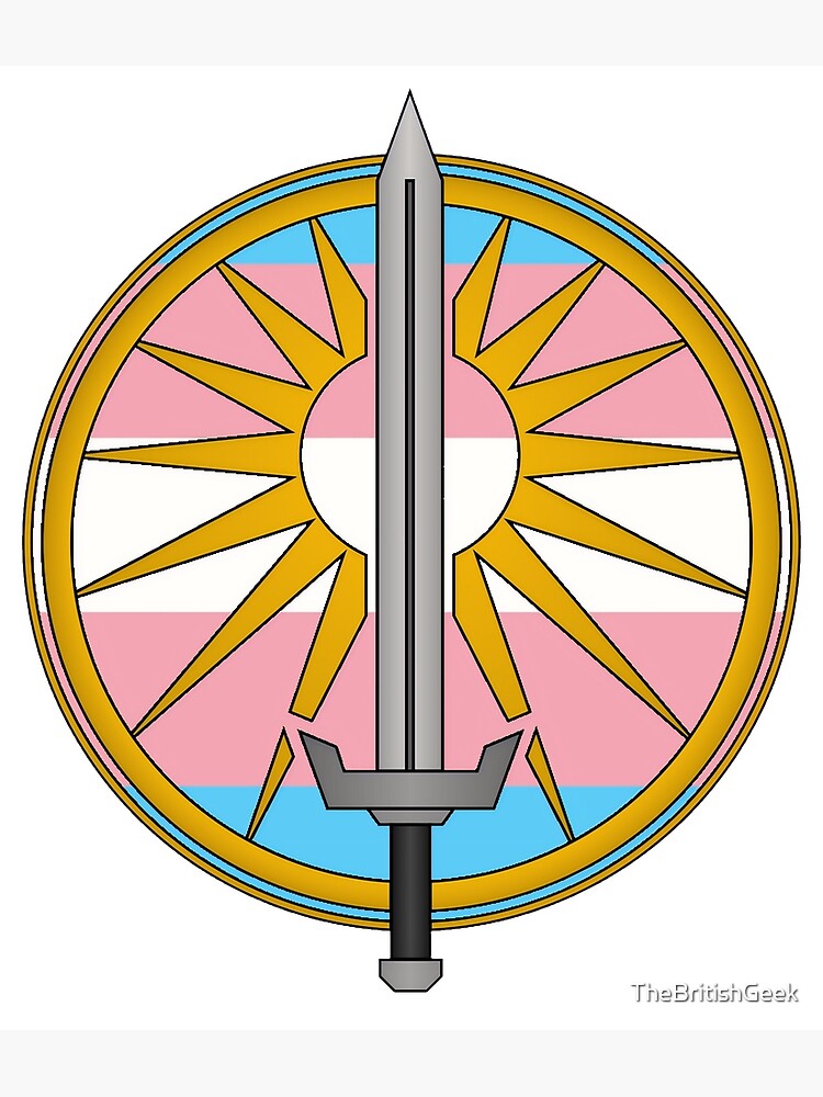 "Battletech Mechwarrior House Davion Trans Pride Emblem LGBTQIA+ ...