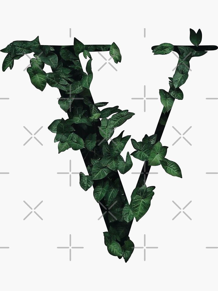 "Letter V" Sticker for Sale by Kalliannaa | Redbubble