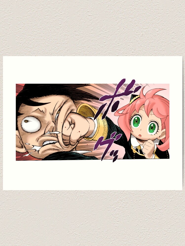 "SPY X FAMILY Forger Family, Anya punch" Art Print for Sale by Sonic-ip ...