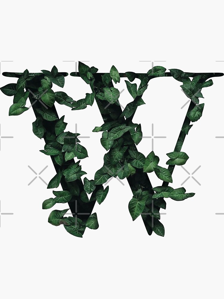 "Letter W" Sticker for Sale by Kalliannaa | Redbubble
