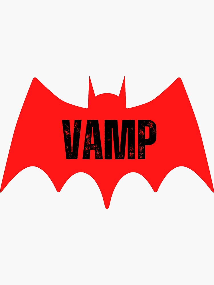 "VAMP BAT / WLR / CARTI" Sticker for Sale by SporeDesign | Redbubble