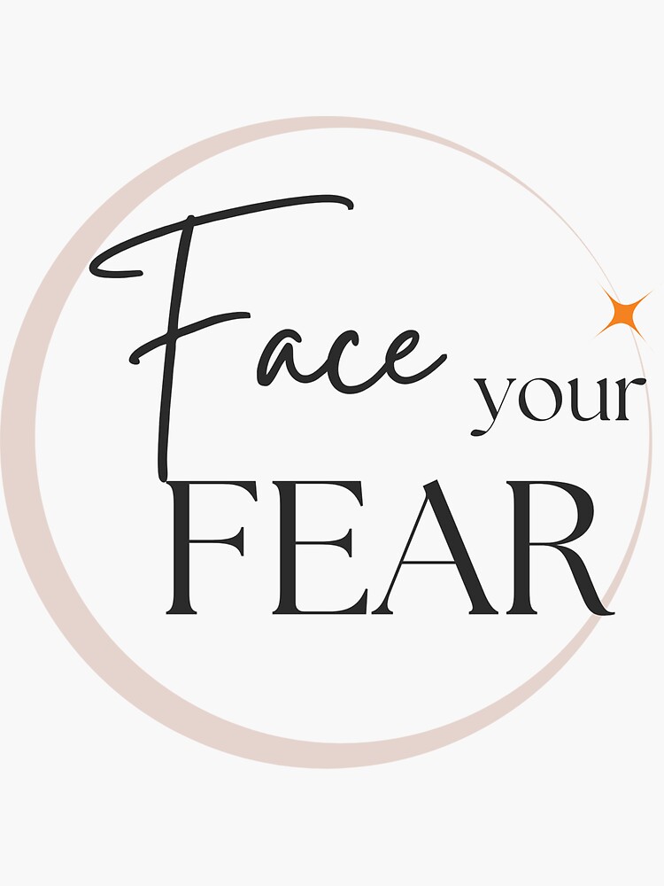 "Face your fear, hydro sticker and more" Sticker for Sale by TiredBrand ...