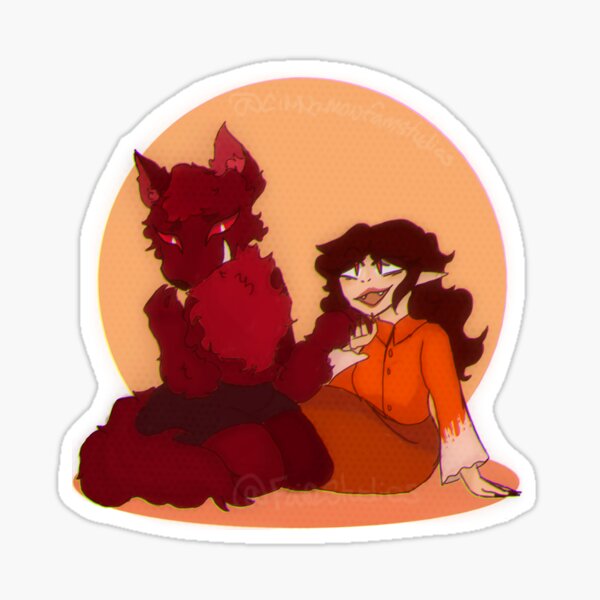 "WLW Werewolf & Vampire Art" Sticker for Sale by FairStudios | Redbubble