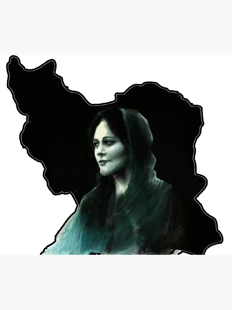 "Iran Map, Mahsa Amini, Zhina" Art Print for Sale by Zodiac-Mania ...