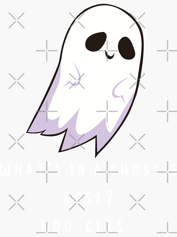" Sad boogers ghost " Sticker for Sale by AnadeeaLupu | Redbubble