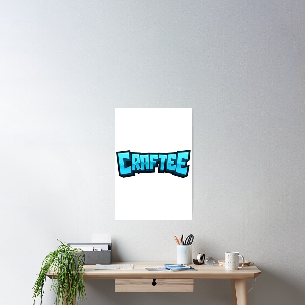 "Craftee Merch Craftee Logo" Poster for Sale by AfafShopy | Redbubble