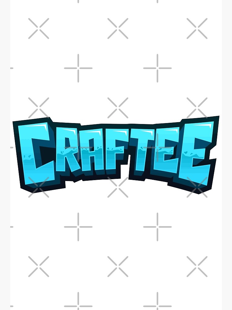 "Craftee Merch Craftee Logo" Poster for Sale by AfafShopy | Redbubble