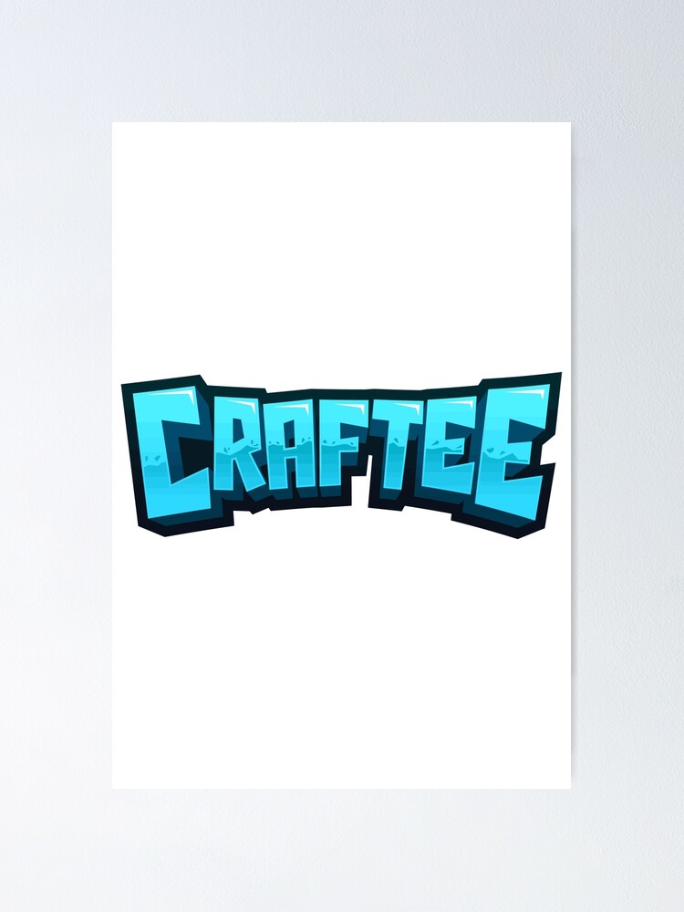 "Craftee Merch Craftee Logo" Poster for Sale by AfafShopy | Redbubble