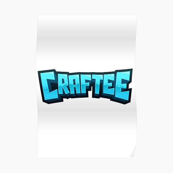 "Craftee Merch Craftee Logo" Poster for Sale by AfafShopy | Redbubble