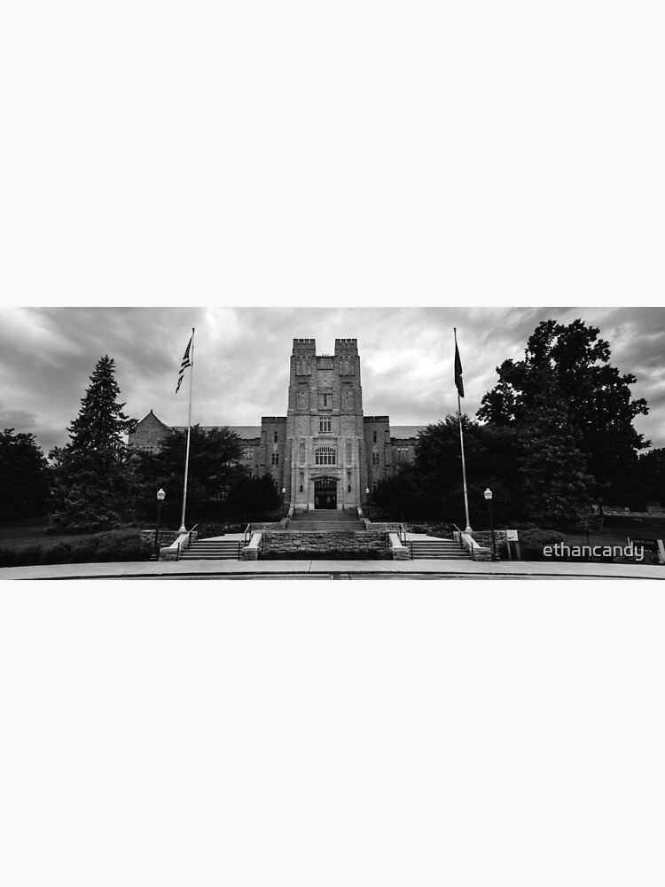 "Virginia Tech Burruss Hall" Art Print by ethancandy | Redbubble