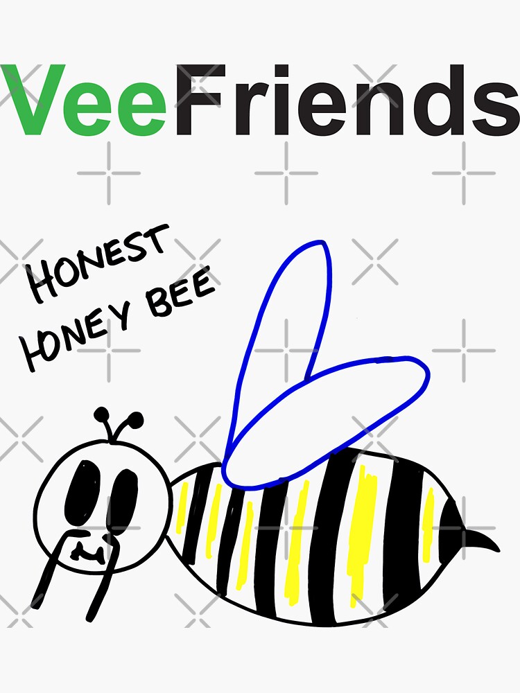 "Gary Vaynerchuk and VeeFriends - Honest Honey Bee" Sticker for Sale by ...