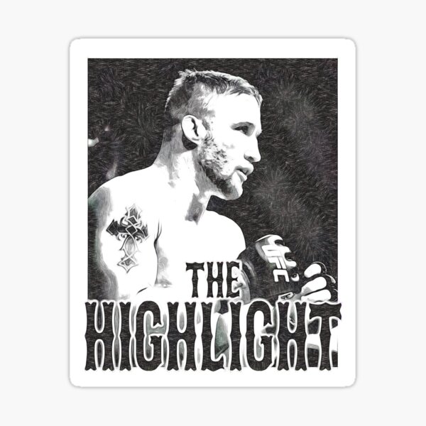 "THE HIGHLIGHT" Sticker for Sale by SavageRootsMMA | Redbubble