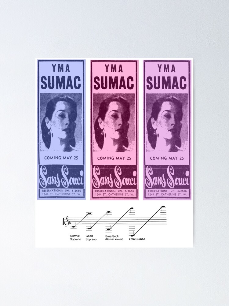 "Yma Sumac | Singer Yma Sumac" Poster for Sale by PositiveEdge | Redbubble