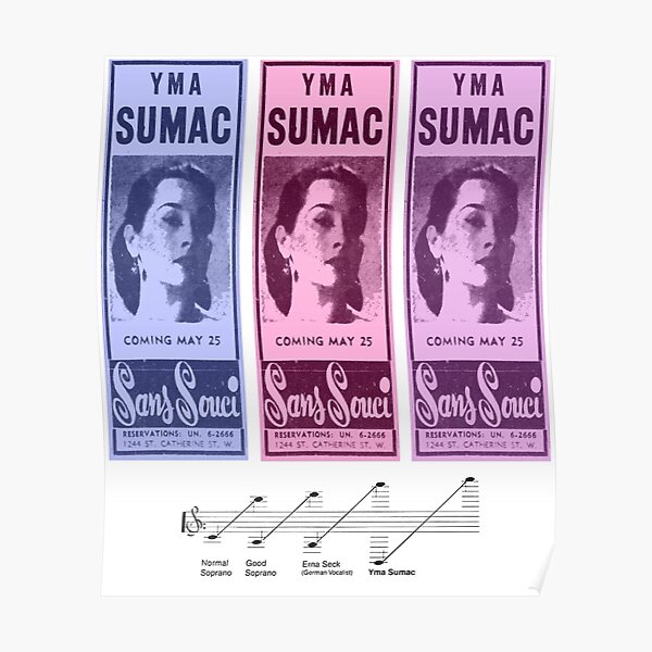 "Yma Sumac | Singer Yma Sumac" Poster for Sale by PositiveEdge | Redbubble