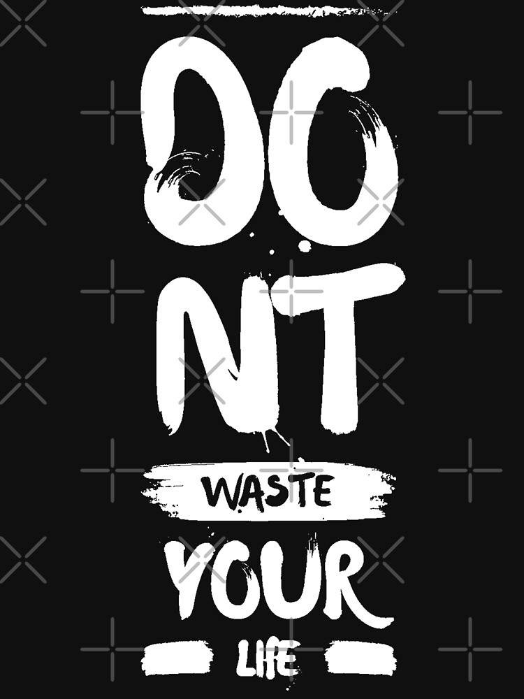 "DO NOT waste your life Cottage Core T-Shirt, DO NOT waste your life ...