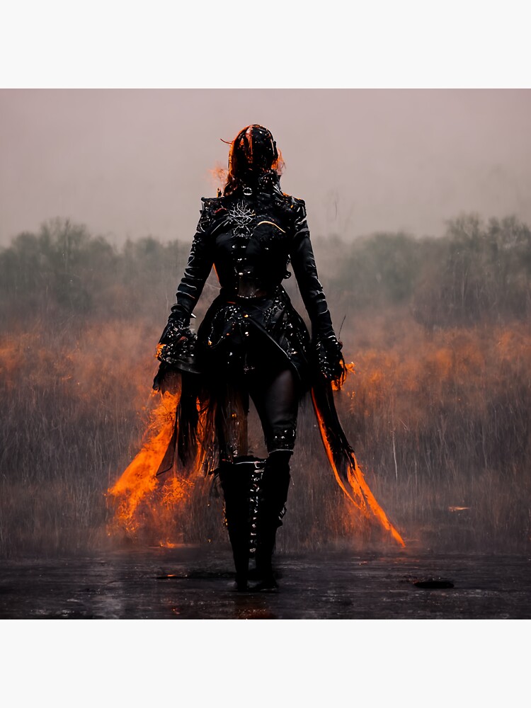 "Fire rage" Sticker for Sale by UnchartedArt | Redbubble