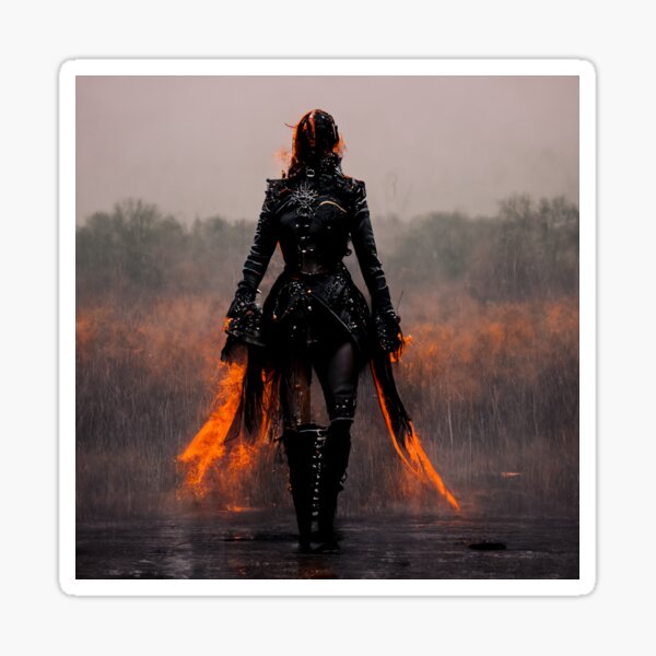 "Fire rage" Sticker for Sale by UnchartedArt | Redbubble