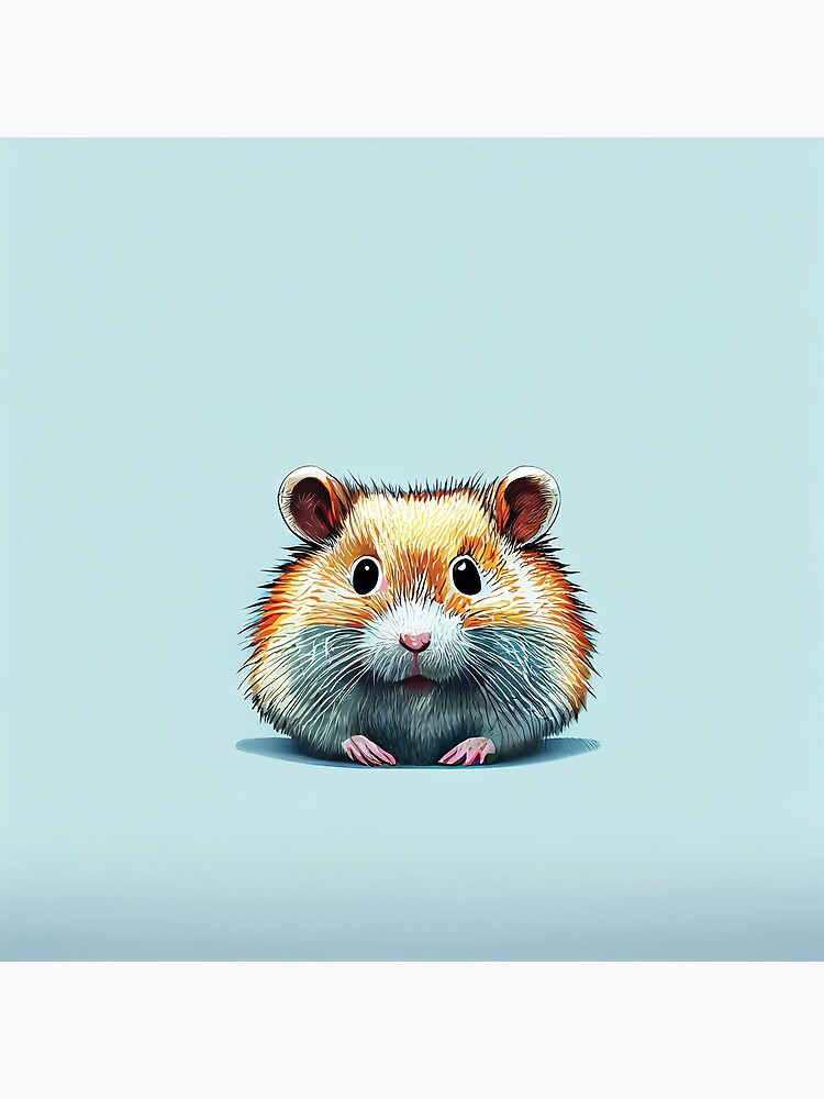 "Cute Hamster" Poster for Sale by Geminiartstudio | Redbubble
