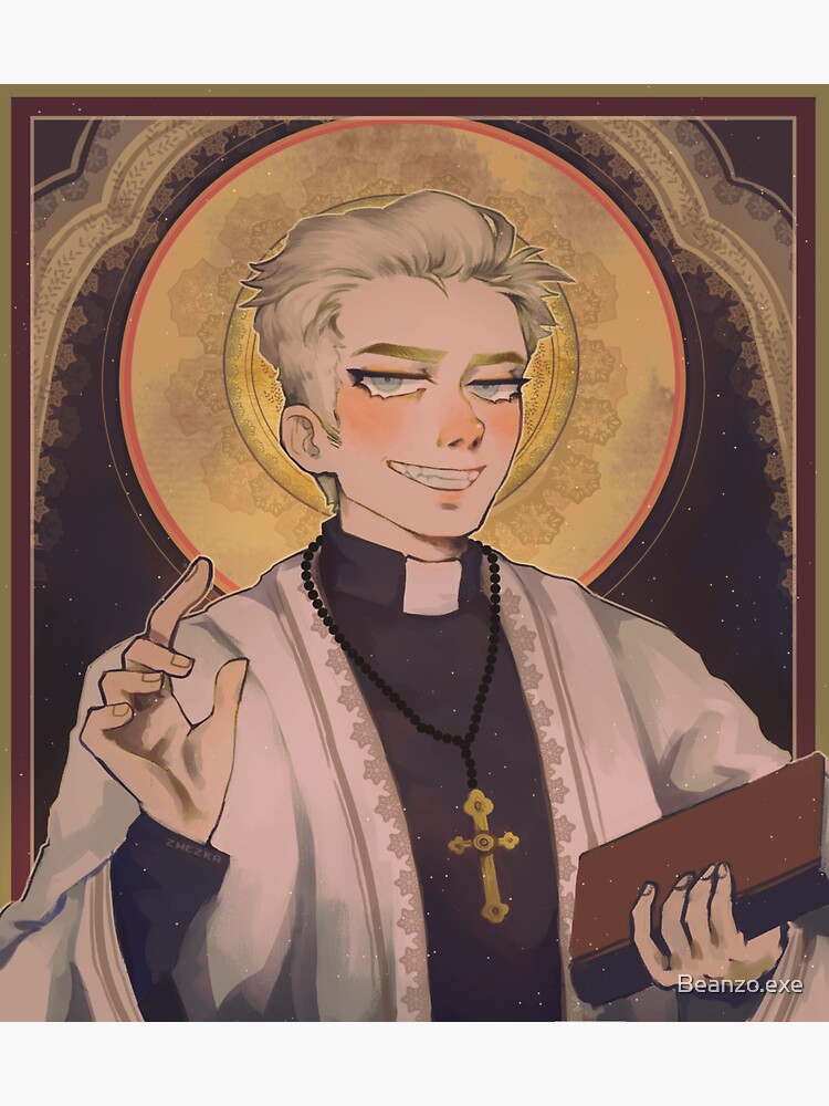 "Priest Daniel Camp Camp" Sticker for Sale by ZWEZKA | Redbubble