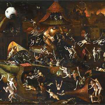 "Insight Into Hell by Hieronymus Bosch" Poster for Sale by ...