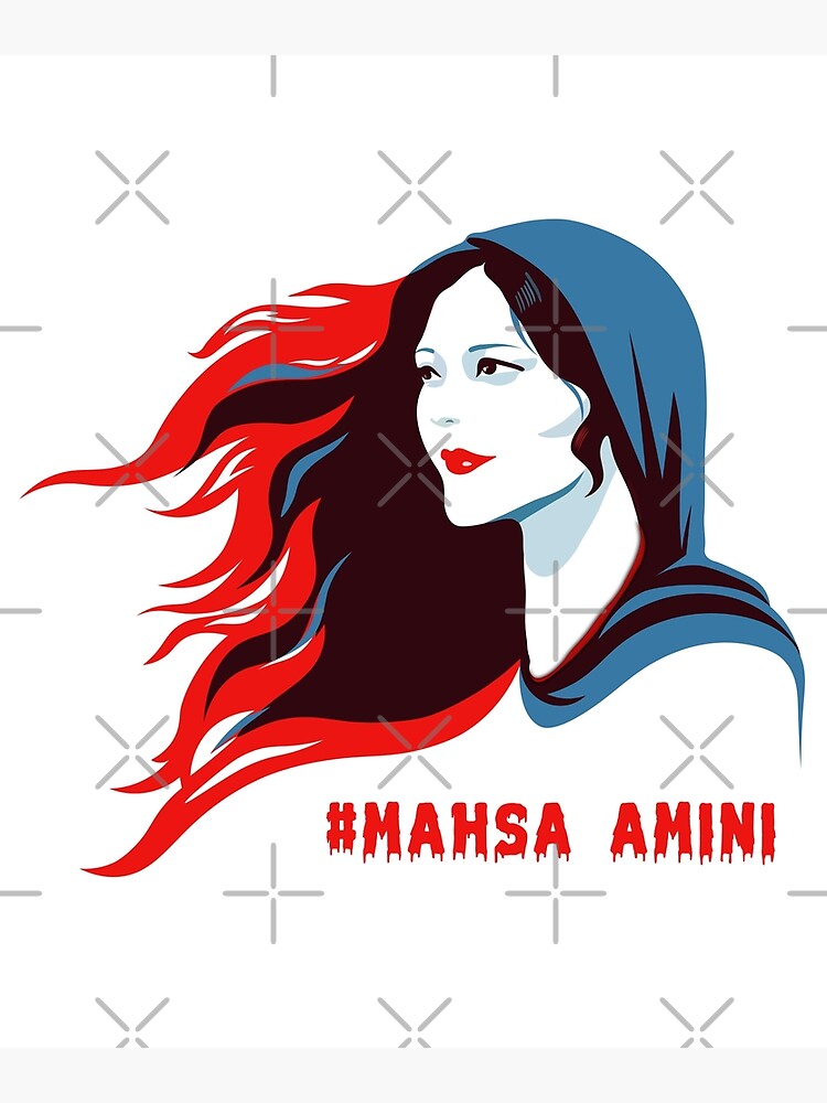 "Bella Canvas Mahsa Amini-Klassiker" Fotodruck von bobfn21 | Redbubble