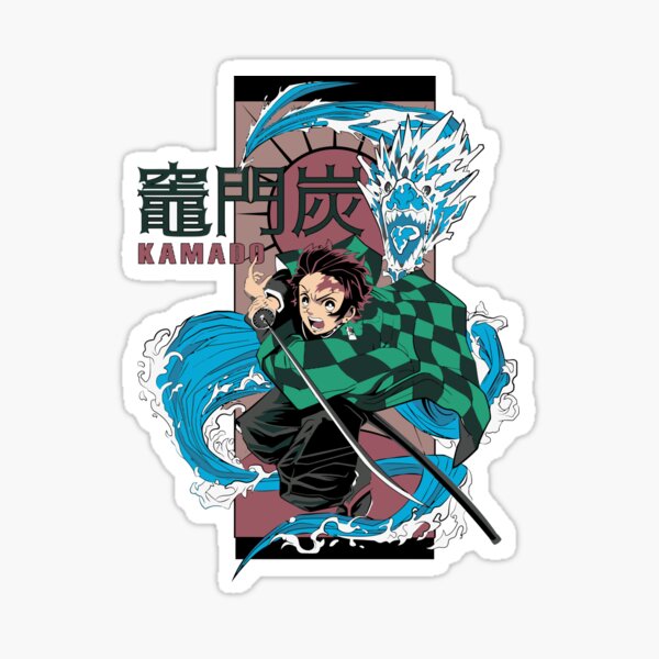 "tanjiro demon slayer" Sticker for Sale by youranimeworld | Redbubble