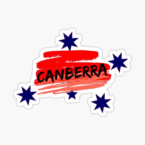 "Canberra Australia" Sticker for Sale by anolee | Redbubble