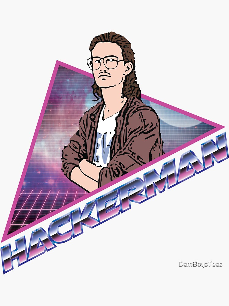 "Hackerman" Sticker for Sale by DemBoysTees | Redbubble