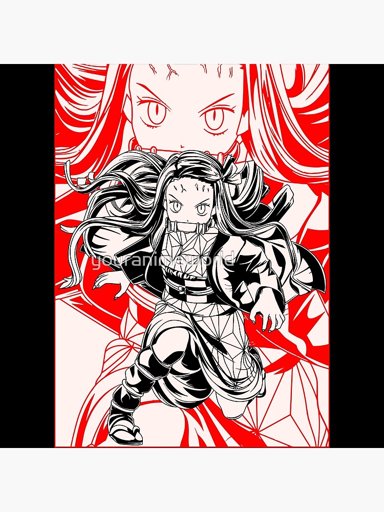 "nezuko demon slayer" Art Print for Sale by youranimeworld | Redbubble