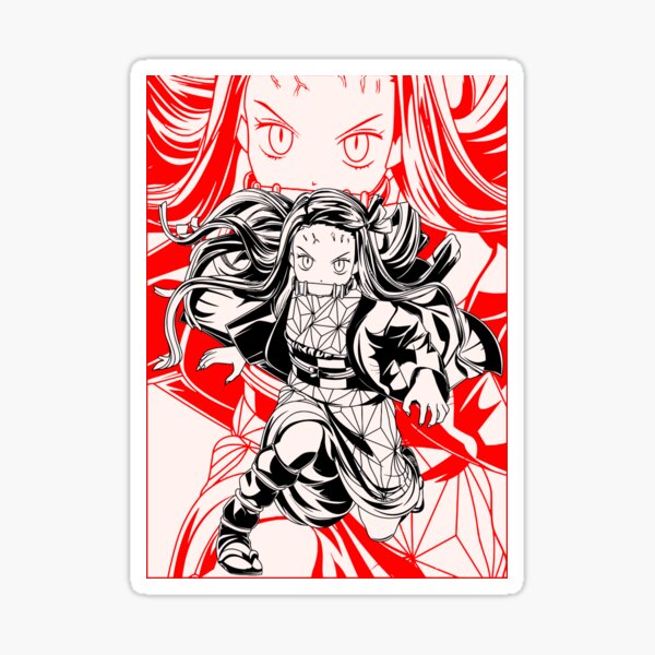 "nezuko demon slayer" Sticker for Sale by youranimeworld | Redbubble