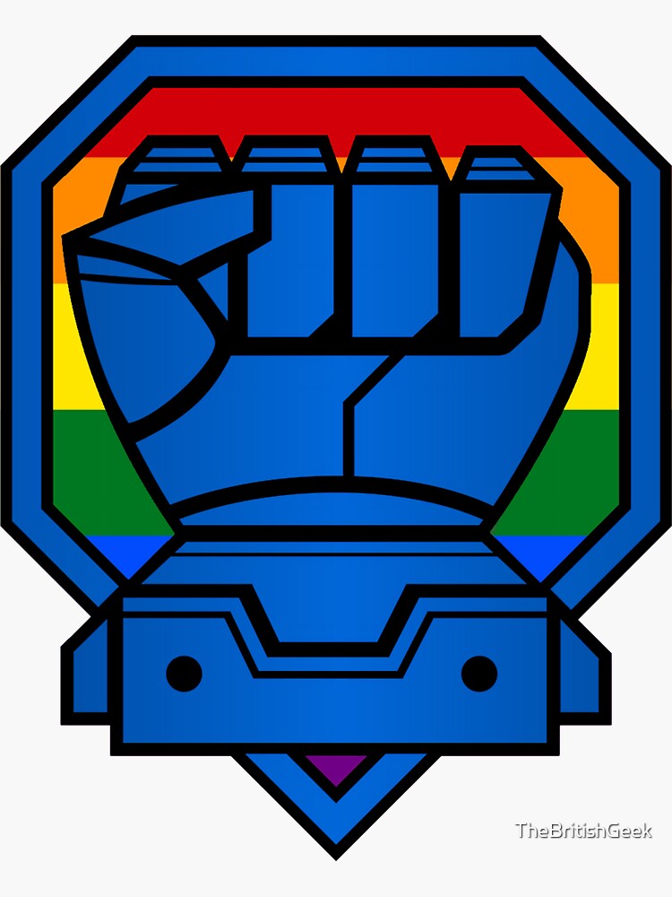 "Battletech Mechwarrior House Steiner Pride Emblem LGBTQIA+ " Sticker ...