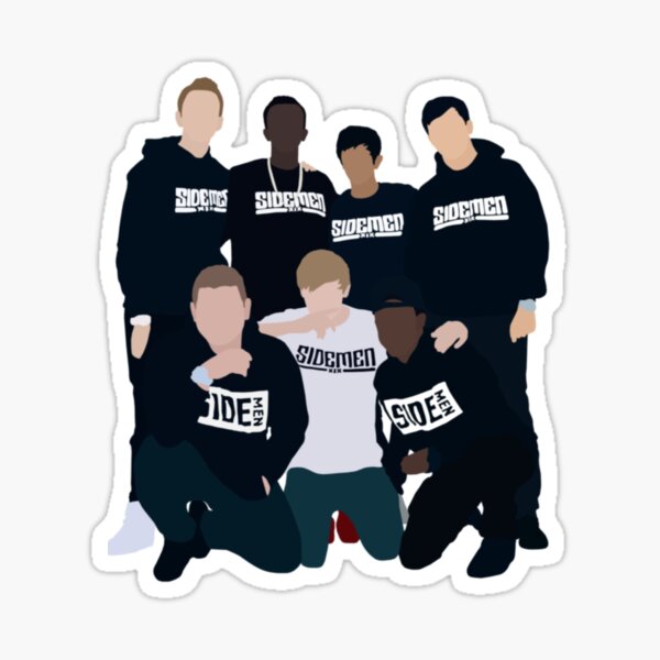 "Sidemen members" Sticker for Sale by DMDesigner | Redbubble