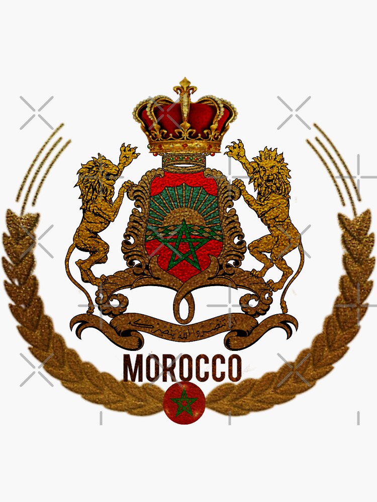 "Morocco logo - Moroccan passport - lion of the atlas - Morocco - world ...