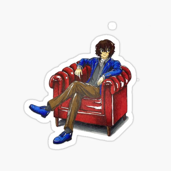 "Dazai" Sticker for Sale by SyntheticAngel | Redbubble