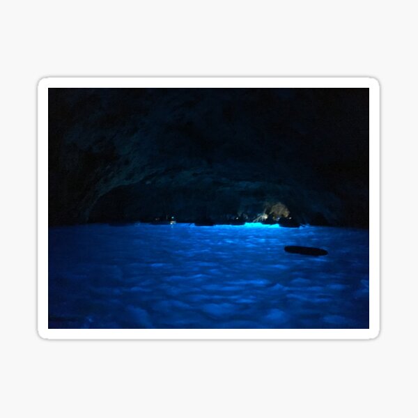 "blue grotto" Sticker for Sale by madelynnbehm | Redbubble