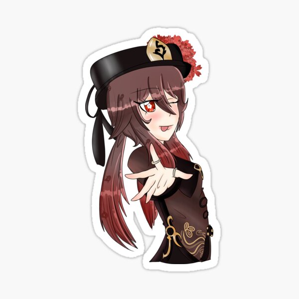 "Hu Tao" Sticker for Sale by Hinagiku-Art | Redbubble