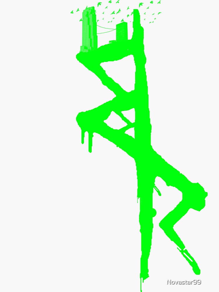 "Cyberpunk Edgerunners David Martinez jacket icon logo " Sticker for ...