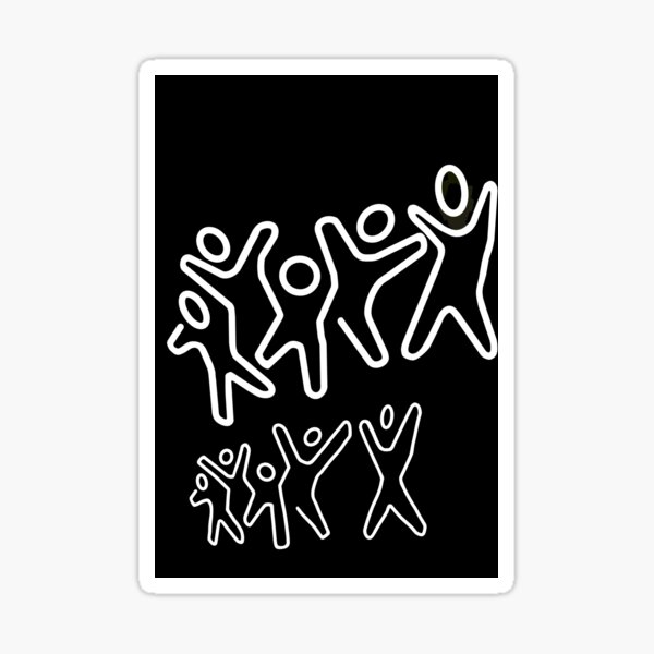 "Five and Five" Sticker for Sale by Roymorr | Redbubble