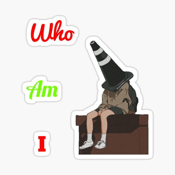 "Who am I " Sticker for Sale by sunwukong-sage | Redbubble