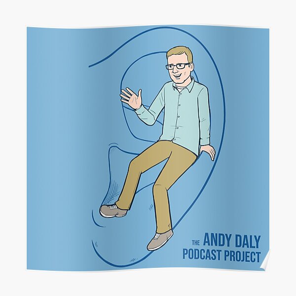 "The Andy Daly Podcast Project logo" Poster for Sale by ADPodProject ...
