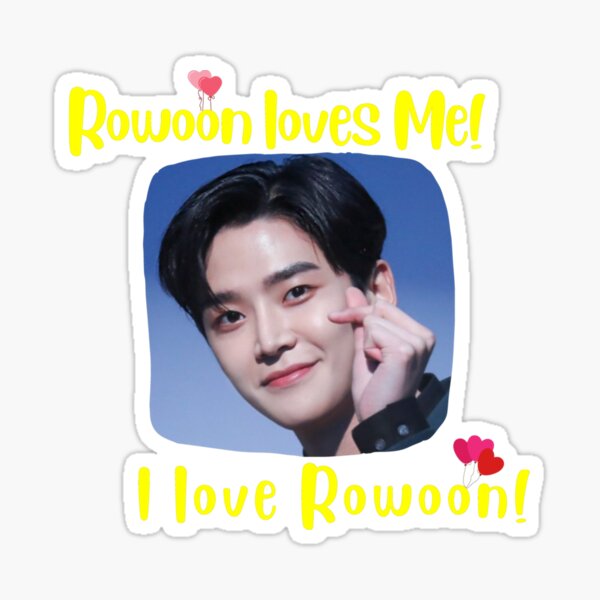 "I Love Rowoon! Sticker" Sticker for Sale by AlfordHyattA | Redbubble