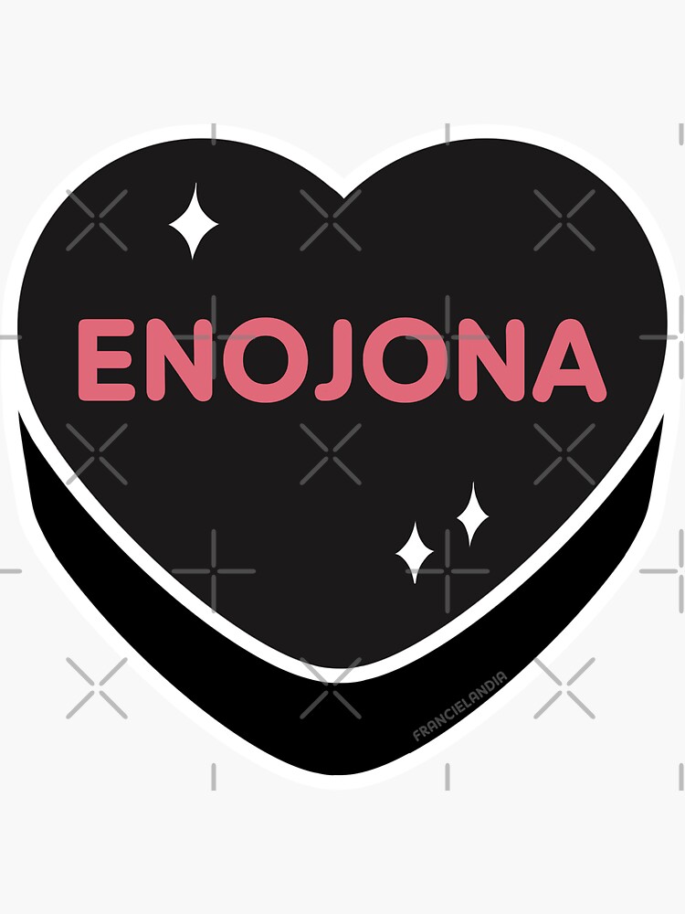 "Sweet Latina Enojona Black Valentines Day Heart Conversation " Sticker ...