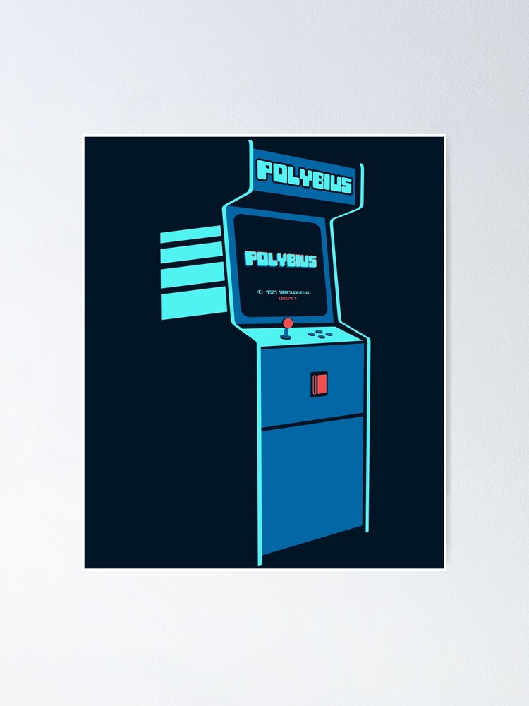 "Polybius 1981 Arcade Cabinet Urban Legend" Poster for Sale by ...