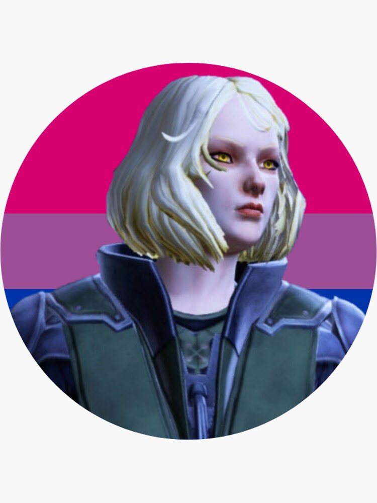 "Lana Beniko Pride Pin / Sticker" Sticker for Sale by milfsenya | Redbubble