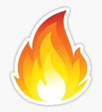 Feu Emoji: Stickers | Redbubble