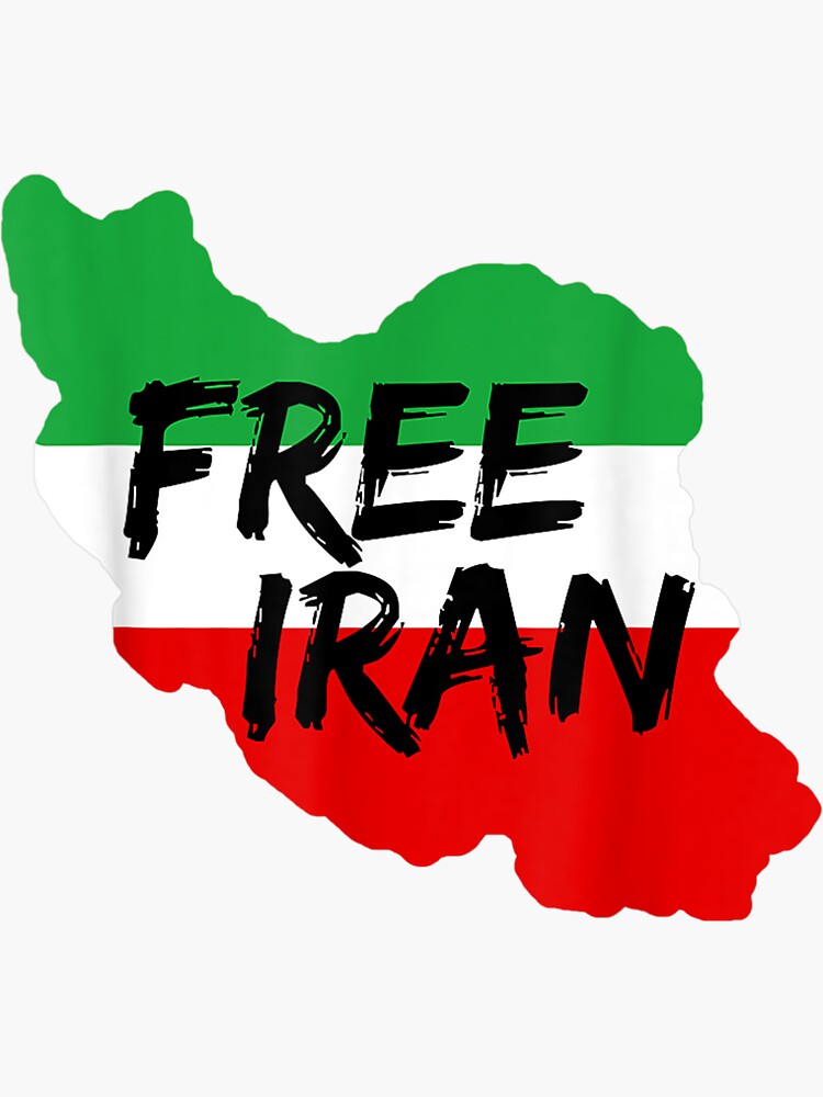 "Love Iran Persian Freedom Free Iran" Sticker for Sale by Burkovafanas ...