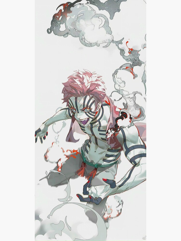 "Akaza Upper Moon | Kimetsu No Yaiba" Art Print for Sale by AoiDoi ...