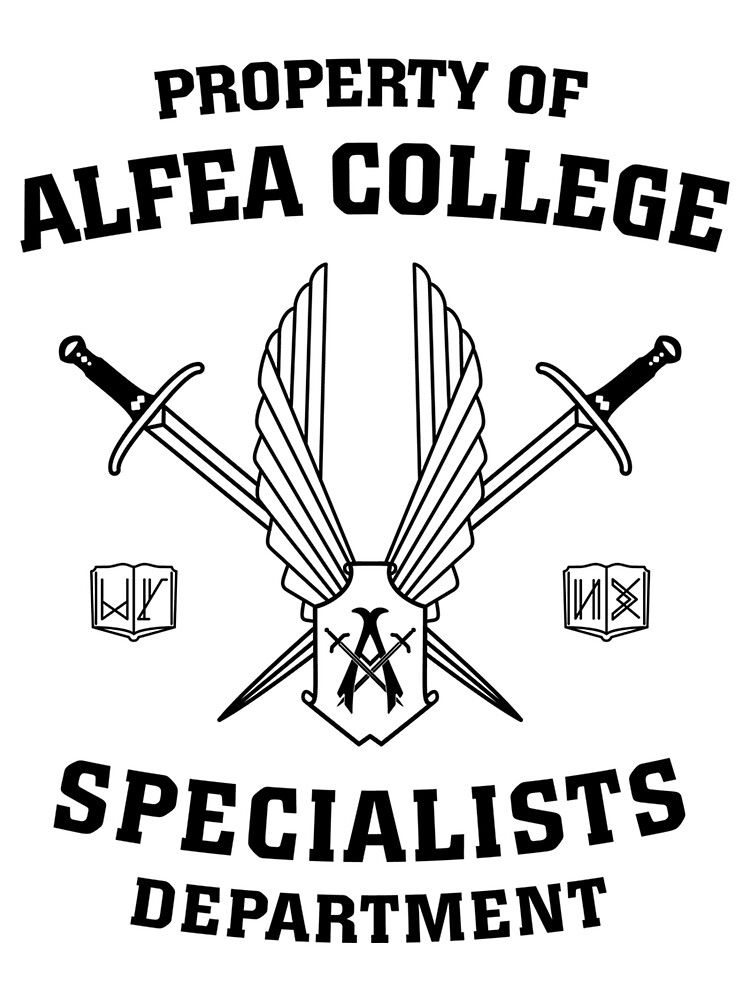 Póster «Propiedad del Departamento de Especialistas de Alfea College ...