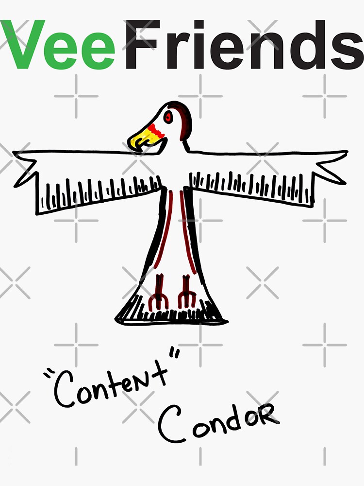 Pegatina «Gary Vaynerchuk y VeeFriends - Contenido Condor» de ...