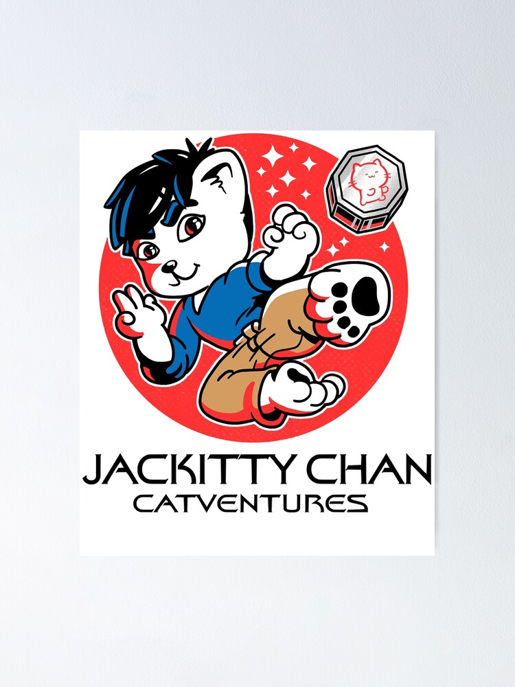 "Active Famous Movie Characters With Big Picture Jackitty Chanpop" Poster for Sale by ...